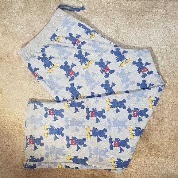 Disney | Pants | Disney Mickey Mouse Gray Pajama Pants Mens 2xl Sleep ...